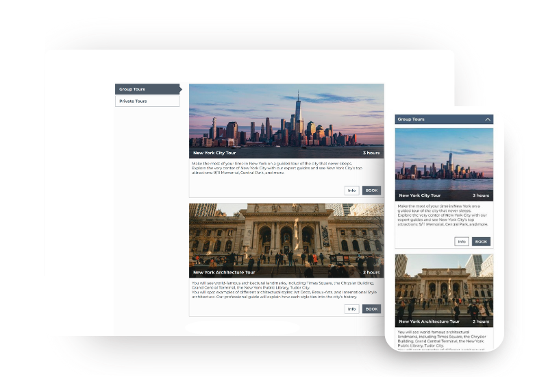Booking modes for the customer interface - Bookeo Tours and Activities ...