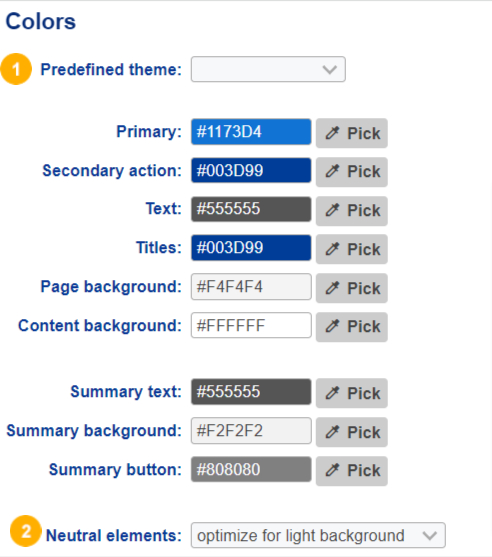 Customize your booking page theme - colors, style and fonts – Bookeo
