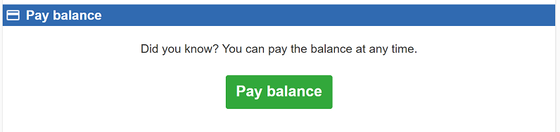 How can customers pay for the outsanding balance of their bookings ...